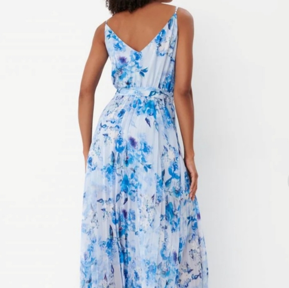 Mohito | Dresses | Mohito Maxi Dress With Flowers In Blue New With Tag ...